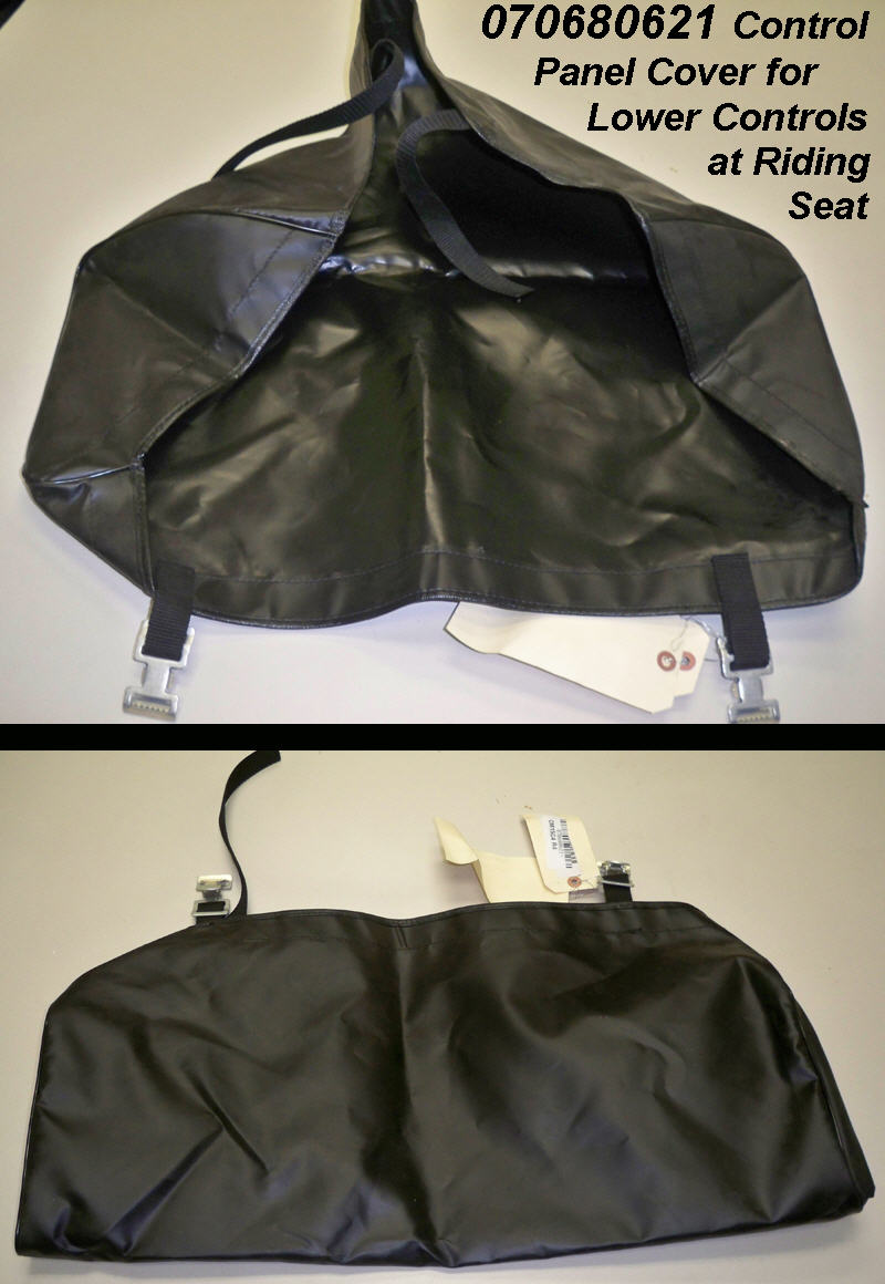 Lower Control Panel cover, Black, Vinyl (For Use At Riding Seat To ...